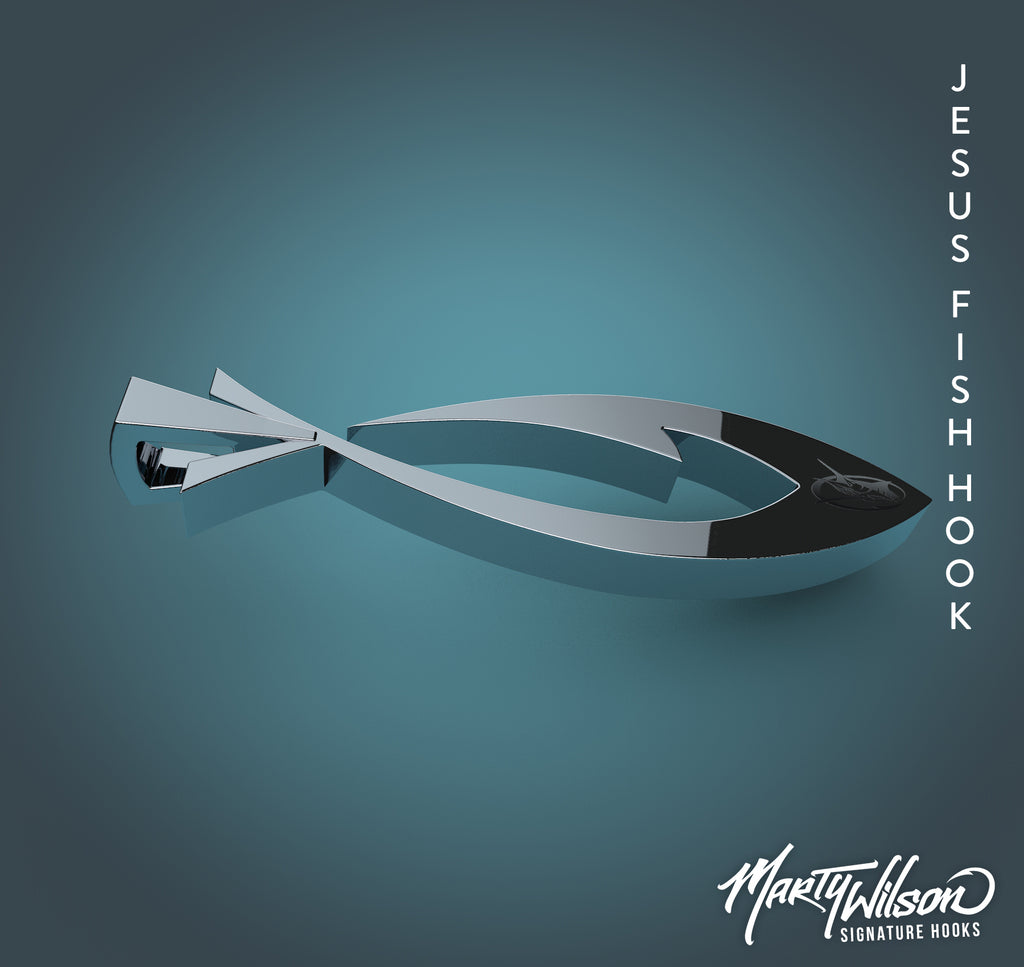 PENDANT - JESUS FISH HOOK – Marty Wilson